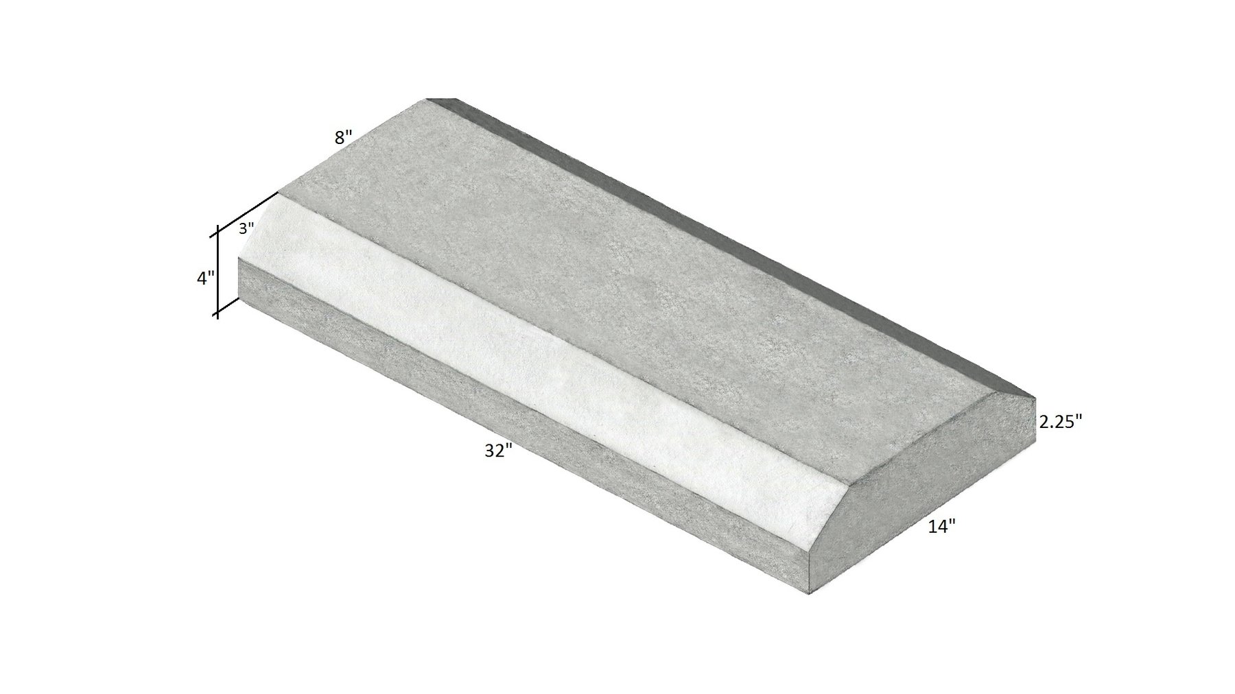 Siota Beveled Wall Cap