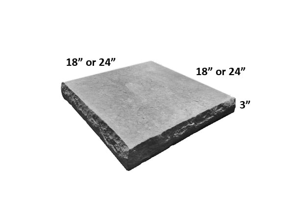 Hewn Sandstone Pier Cap