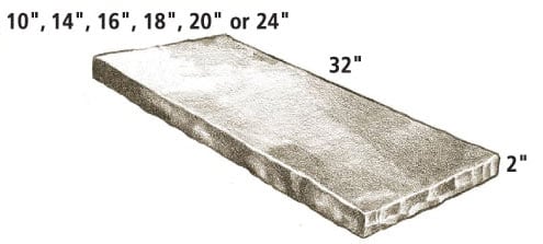 Hewn Edge Wall Cap