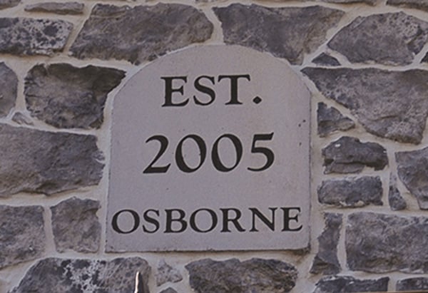 Engraved Date & Address Stone
