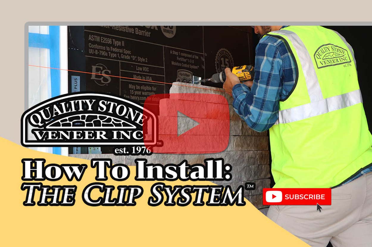 The Quality Stone Veneer Clip System™